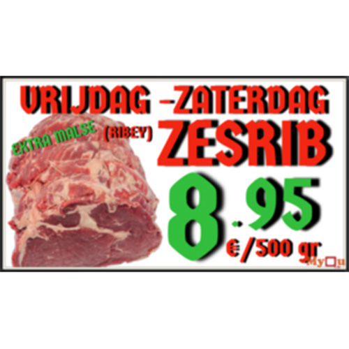ZESRIB EXTRA MALSE BEENHOUWERS STEAK - Slagerij Antwerpen