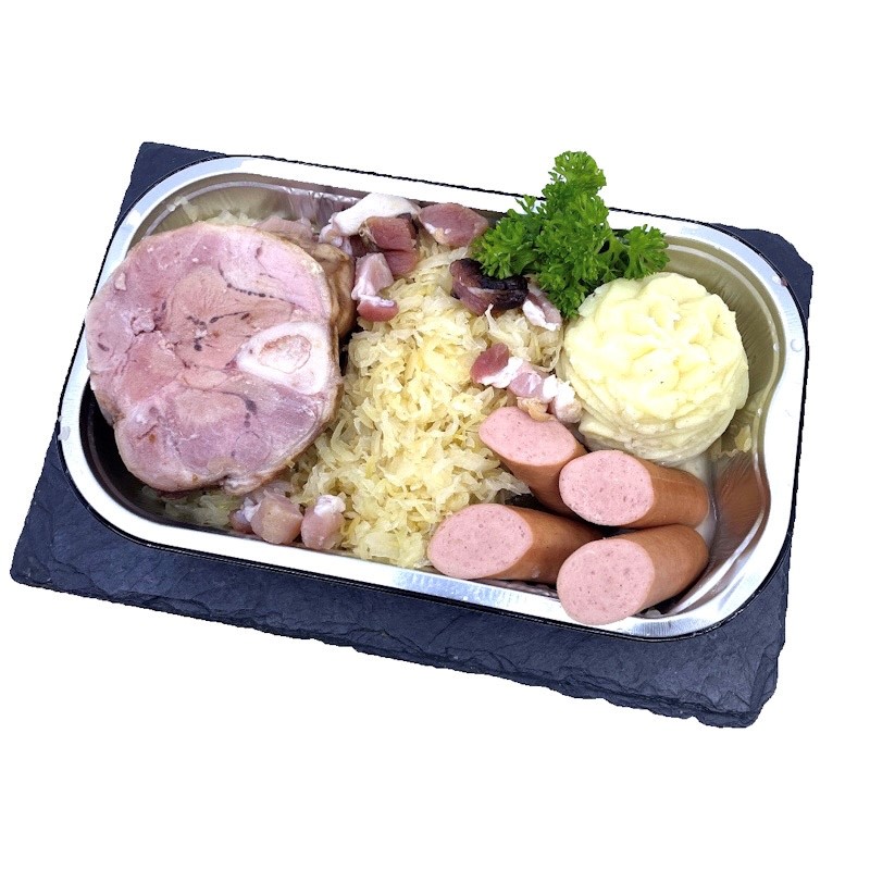 HAMMETJE MET ZUURKOOL-PUREE - Slagerij Antwerpen